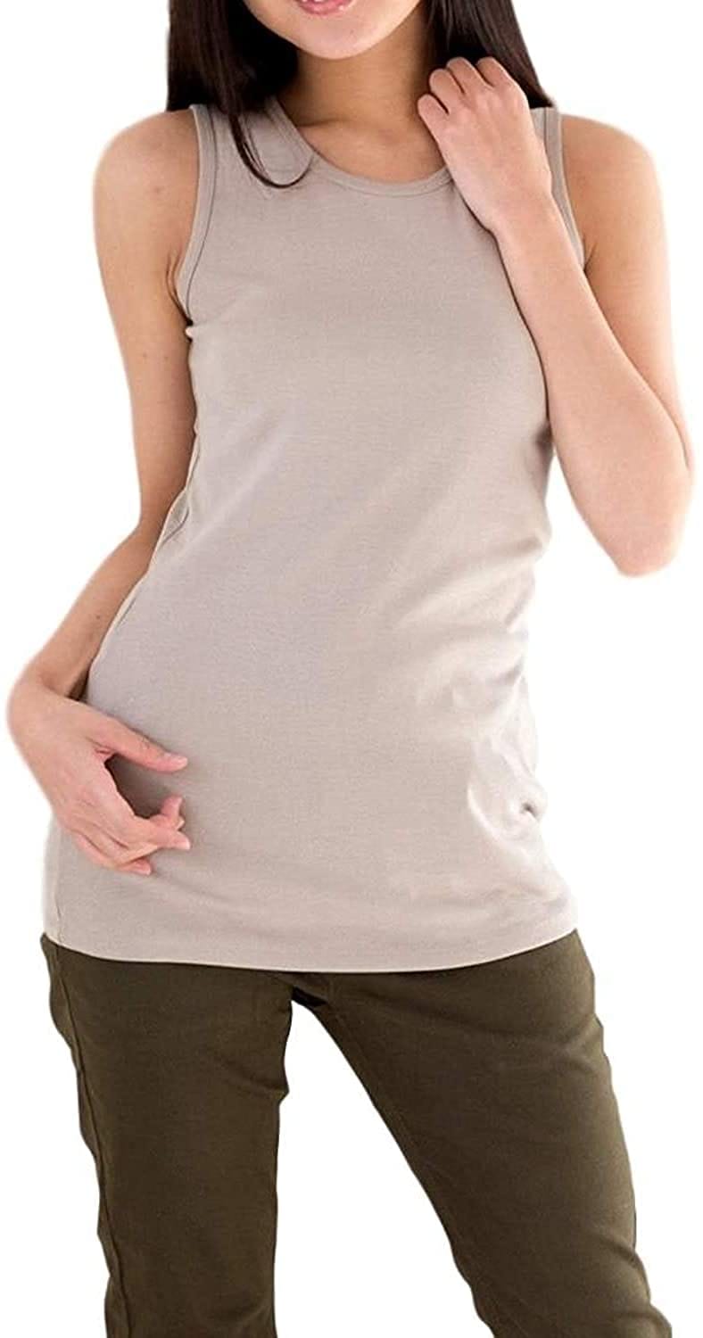 【楽天市場】【お買い物マラソン限定！最大5%OFF対象】 [aspersio] [アスペルシオ] ロング丈 ノンスリーブ タンクトップ ...