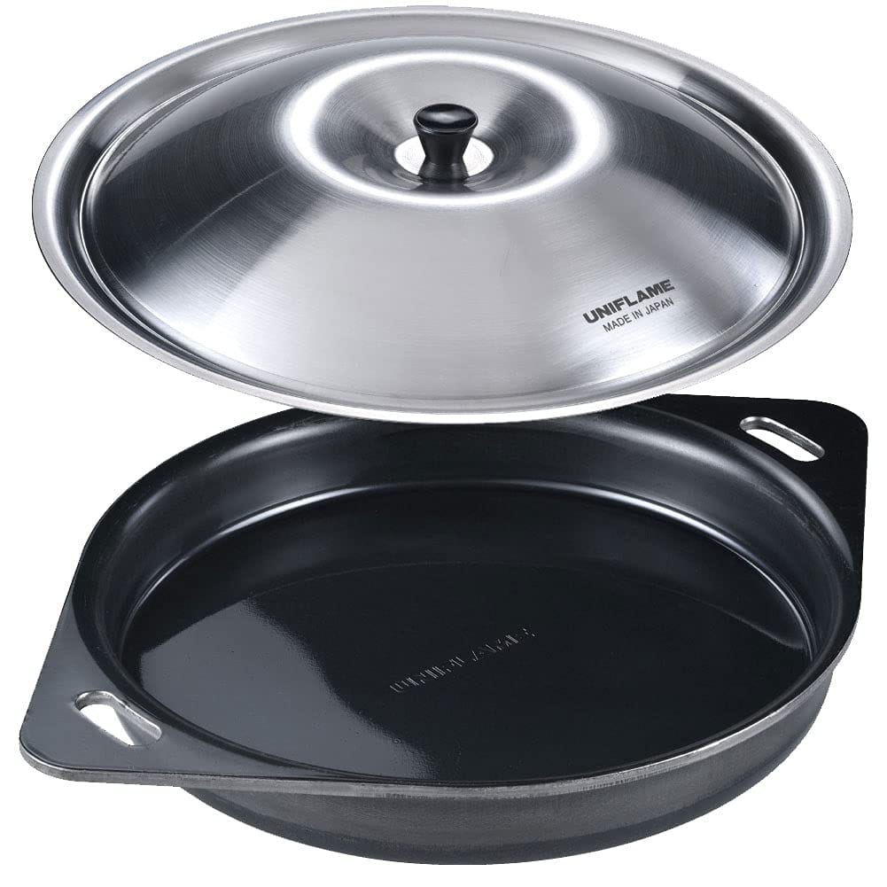 【楽天市場】ユニフレーム(UNIFLAME) ラウンド鉄板＆リッド 683286：UNDARBAR