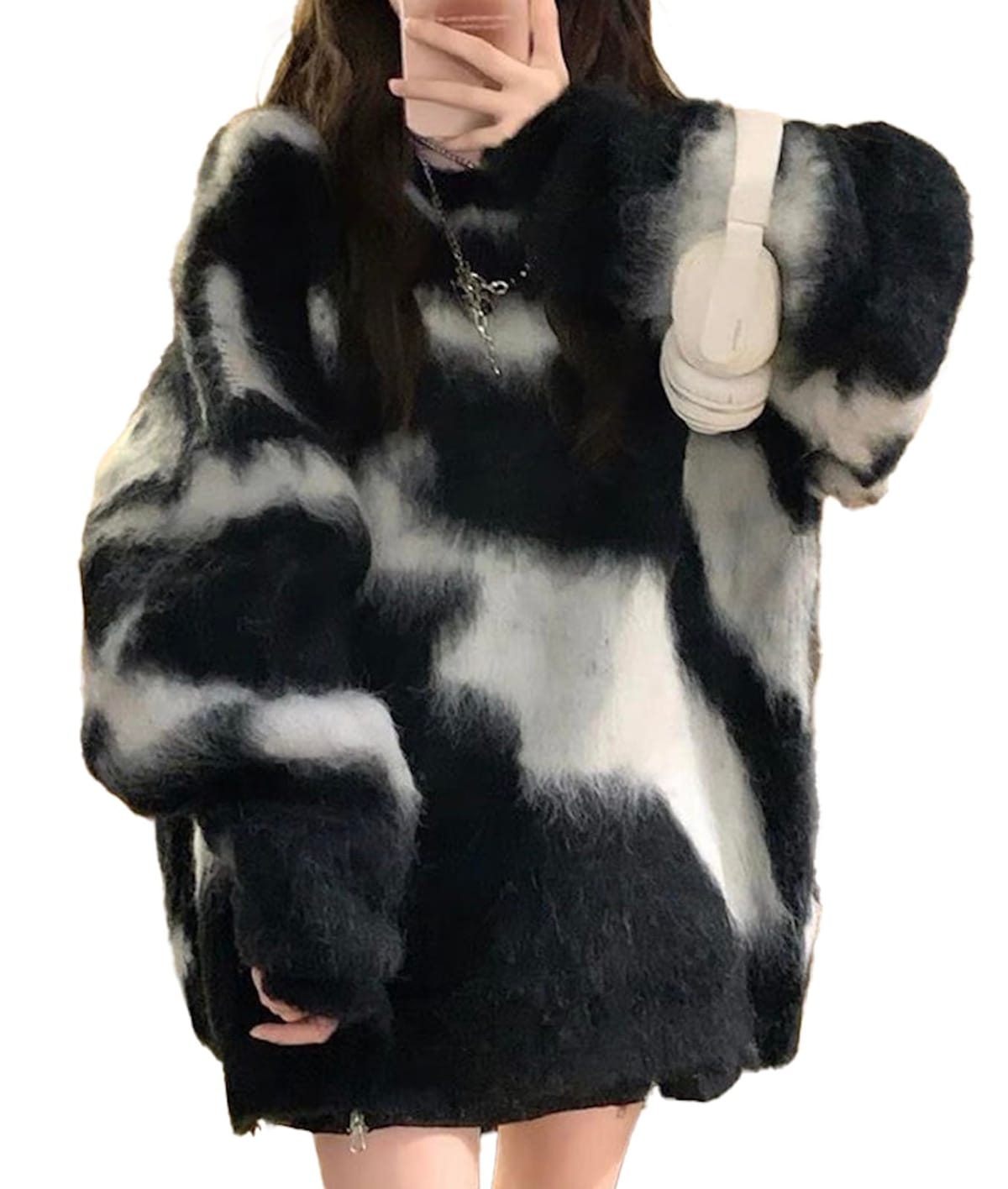 【楽天市場】[WesRiva] 長袖 ニット セーター ランダム パターン ドロップ ショルダー オーバー サイズ レディース 秋 冬：UNDARBAR