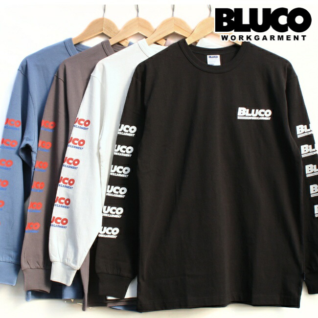 【楽天市場】BLUCO ブルコ Tシャツ ロンT 長袖 PRINT L/S TEE -BWG- 長袖 Tシャツ BLUCO WORK GARMENT ブルコワークガーメント：EM UNDER ...