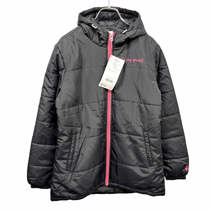 【楽天市場】ルコックスポルティフ 【新品】le coq sportif 中綿入り パデッドジャケット パーカー 長袖 刺繍 ポリ100% M ピンク ピンク×黒 レディース：Undo Rowa ...