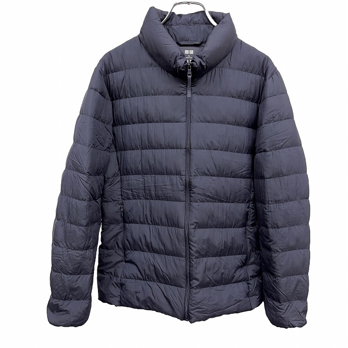 【楽天市場】【中古】ユニクロ ウルトラライトダウンジャケット ハイネック 長袖 ナイロン100%(ダウン90%＋フェザー10%) XL LL ネイビー レディース：Undo Rowa 楽天市場店