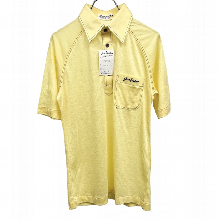 【楽天市場】ジャックニクラウス 【新品】Jack Nicklaus 薄手 透け感 ゴルフ ポロシャツ ラグラン 半袖 ポリ×麻 M ヘザーイエロー 杢黄色 メンズ：Undo Rowa 楽天市場店