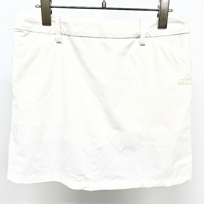 【楽天市場】【中古】アディダス adidas ミニスカート メッシュのインナーパンツ パンチングのスリーライン ナイロン×ポリウレタン M オフホワイト レディース：Undo Rowa 楽天市場店