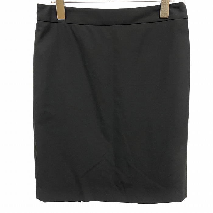 【楽天市場】【中古】セオリー Theory タイトスカート 無地 裏地無し ひざ丈 バックスリット×2 サイドファスナー ウール×ポリウレタン 2 ブラック レディース：Undo Rowa 楽天市場店