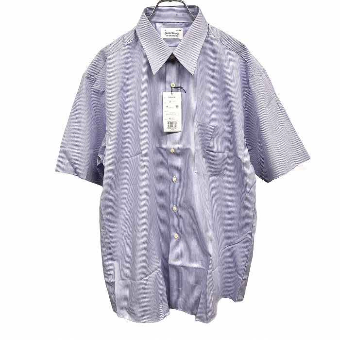【楽天市場】インセンティブ 【新品】incentive シャツ ストライプ 胸ポケット 綿×ポリ 42 ネイビー 紺×白 メンズ：Undo Rowa 楽天市場店