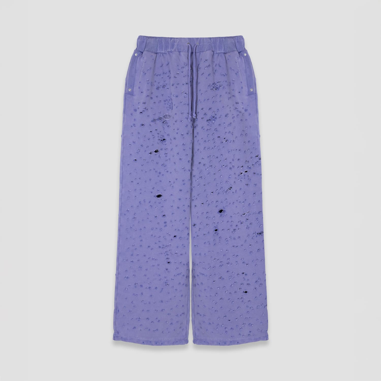 【楽天市場】FAKE AS FLOWERS FAF | DAMAGED BAGGY SWEAT PANTS (PURPLE) スウェットパンツ ...