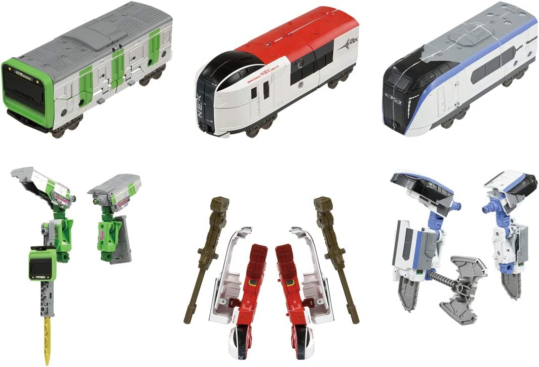 【楽天市場】【 新春 2025 セール 】 タカラトミー プラレール 新幹線変形ロボ シンカリオンZ ザイライナーセット ザイライナー E235 ヤマノテ E259ネックス E353 アルファ ...