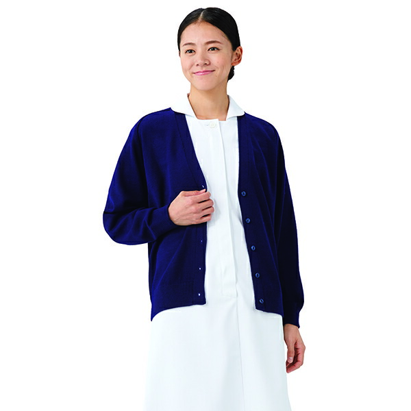 【楽天市場】カーディガン 219-91 ナースウェア レディース 長袖 ラグラン袖 毛玉防止素材 白衣 医療 ナース KAZEN MEDICAL：UNIFORM JAPAN