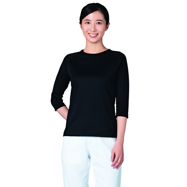 【楽天市場】インナーTシャツ 233-05 スクラブの下に 男女兼用 七分袖 吸水速乾 医療 介護 飲食 KAZEN MEDICAL：UNIFORM JAPAN