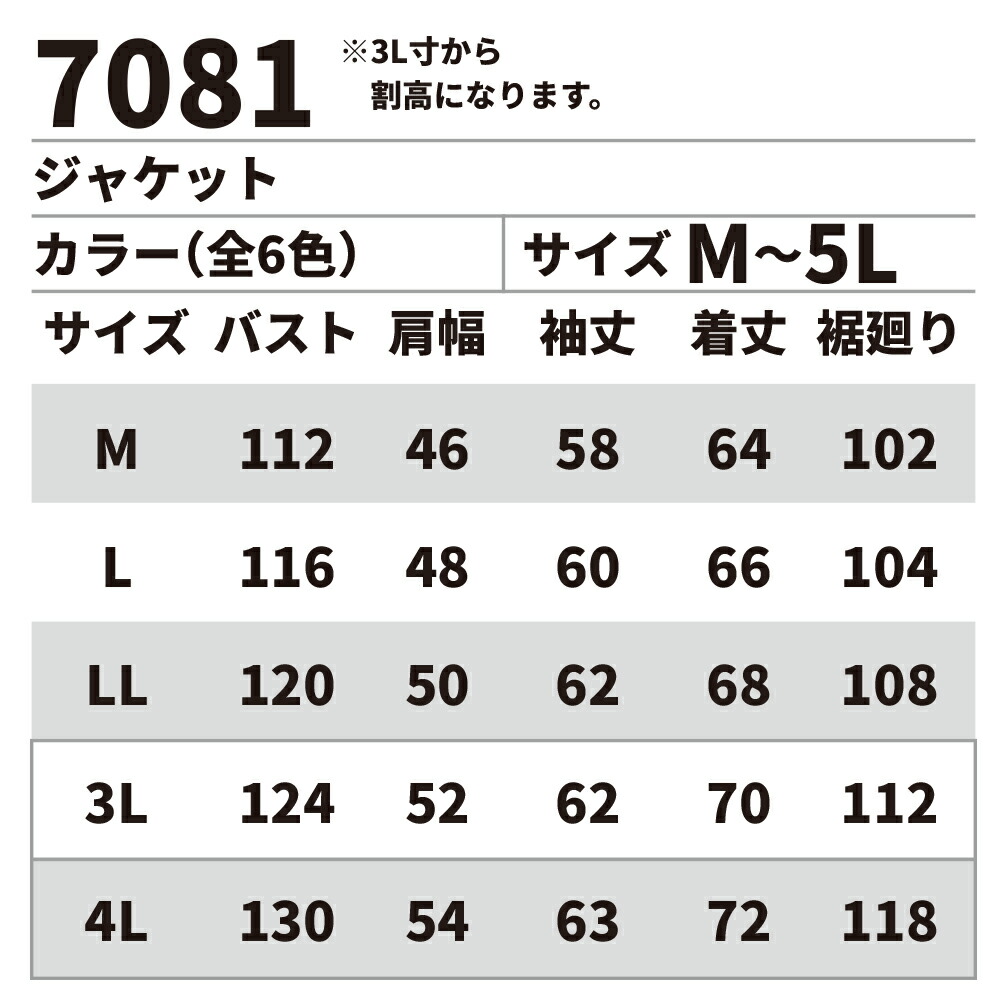 【楽天市場】バートル BURTLE ジャケット ストレッチ素材 3L ユニセックス 7081：ユニフォームBANK