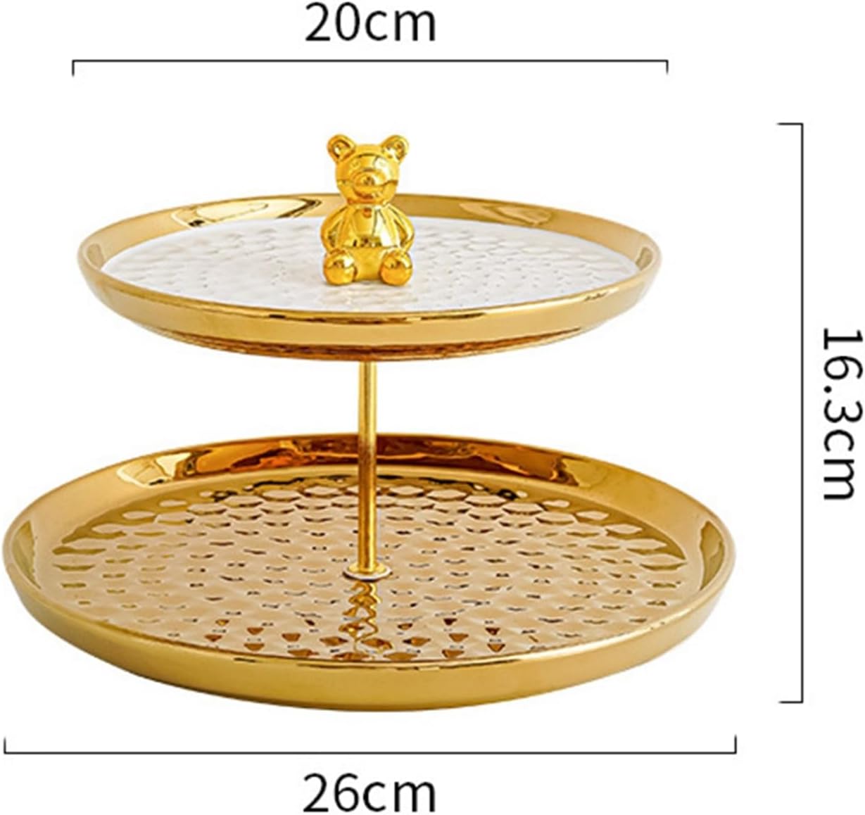 【楽天市場】2段/3段 円形 ケーキスタンド セラミック製 デザート フルーツプレート アフタヌーンティー パーティー 宴会テーブル 飾り付け 西洋風 クマ飾り おしゃれ 4990：UNIIS通販