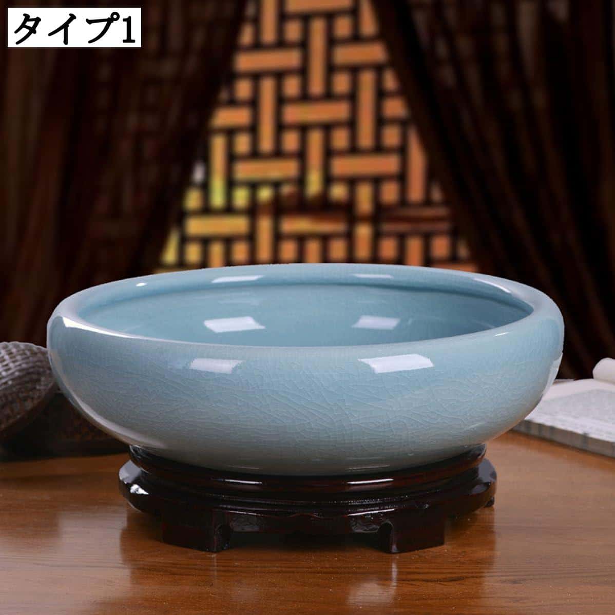 【楽天市場】植木鉢 穴なし 金魚鉢 広口 21*7cm アンティーク調 陶器 軽い鉢 プランター 浅鉢 寄せ植え鉢 水耕栽培 除水孔なし 園芸鉢 ガーデンポット 植物用プラントポット フラワー ...