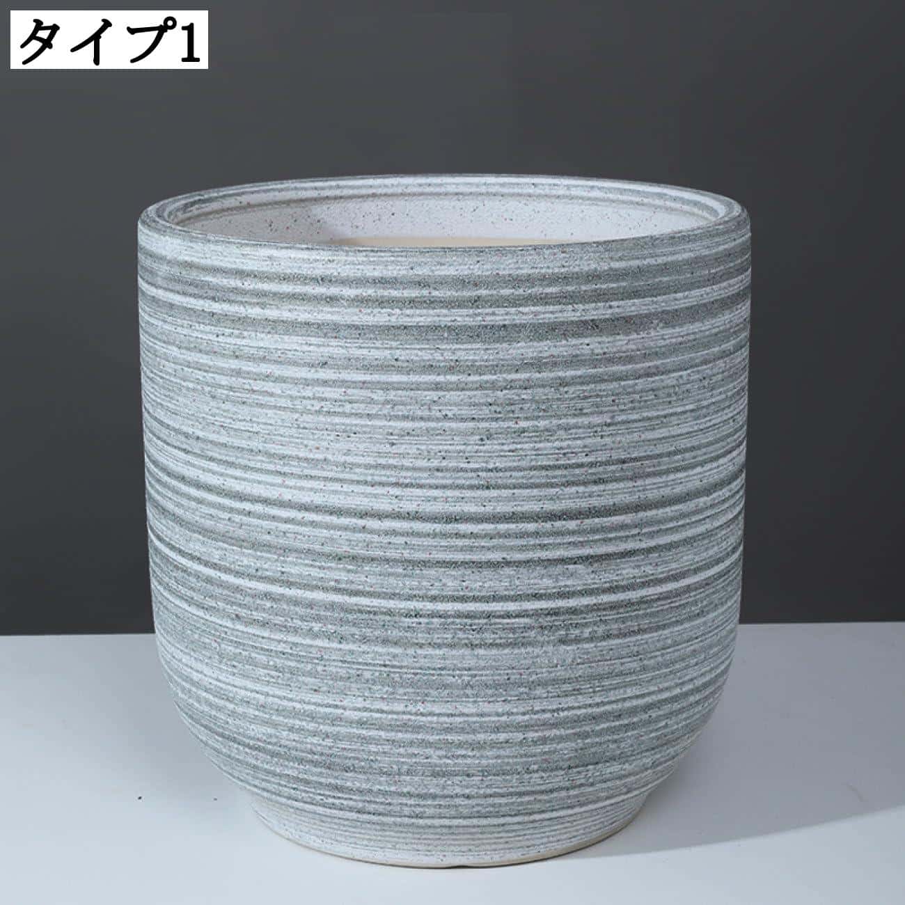 【楽天市場】深型植木鉢 陶器プランター 大型 お洒落なガーデニング用プランター 水切れ良い ハーブ鉢 園芸鉢 室内用プランター 高い容量 円筒形 フラワーベース 24*27cm 観葉植物鉢 ...