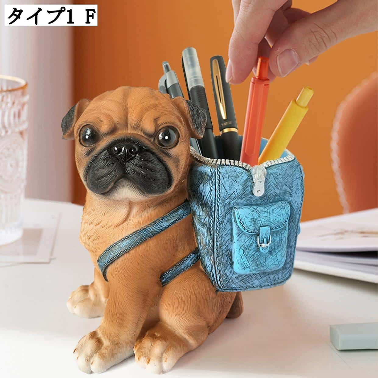 【楽天市場】リアルな犬のペン立て 大容量 筆立て おしゃれ 卓上収納 オフィス文具 かわいい 面白いプレゼント インテリア 小物収納 デスクトップ ペンスタンド 癒しグッズ 学校 文房具 置物 ...