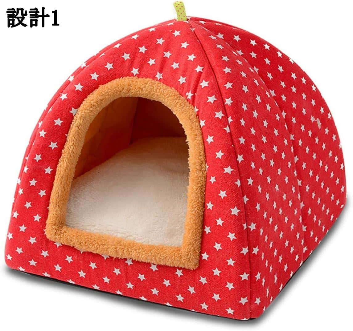 【楽天市場】猫犬用ドーム型ベッド ペットハウス 暖かい ふわふわ 洗える 滑り止め 小型犬 猫の家 防寒対策 夏冬兼用 ペットマット キャットハウス おしゃれ 休憩所 通年利用 43*43 ...