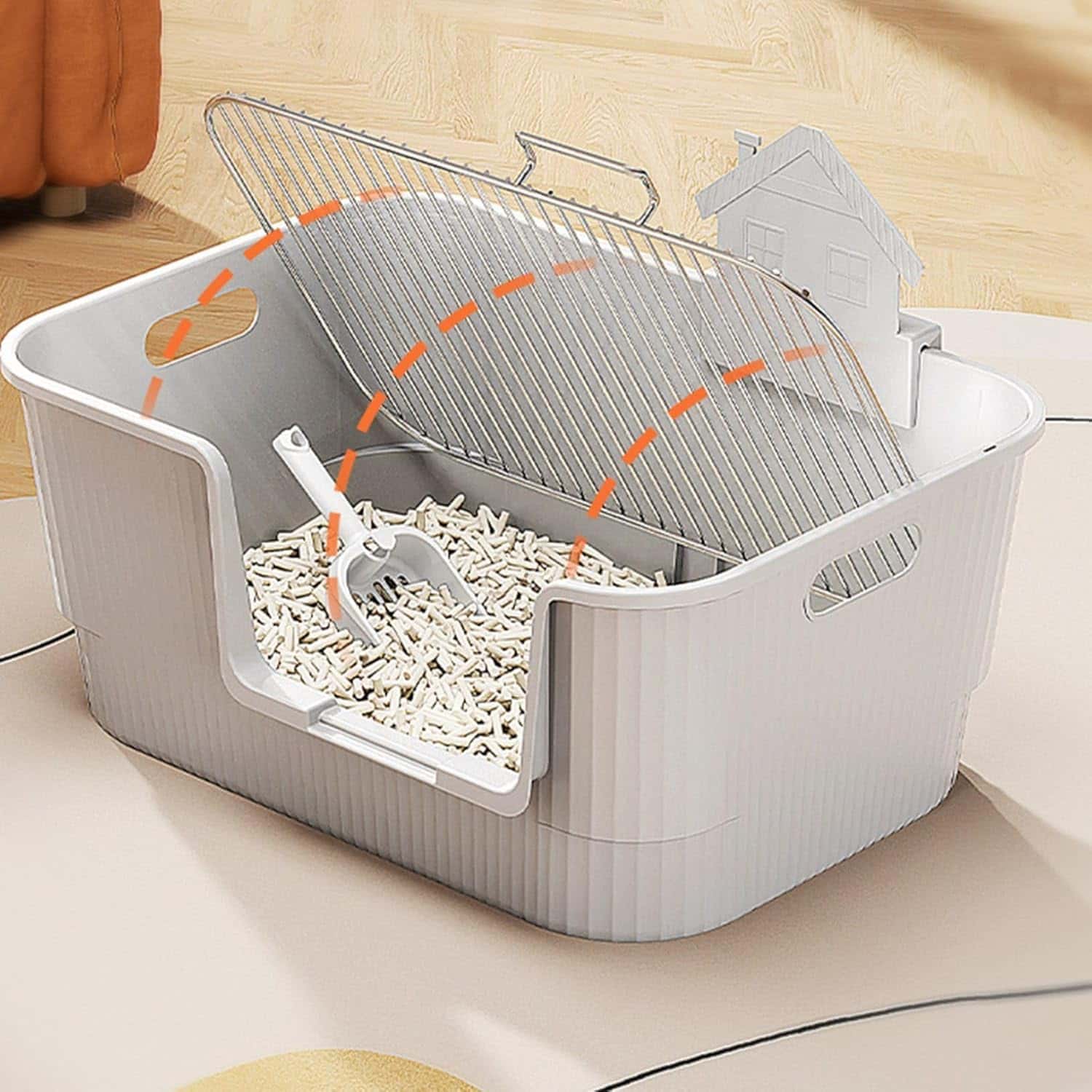 【楽天市場】犬用トイレトレー ドッグトレイ ステンレスメッシュ 足乾燥壁付トイレ ペットトイレトレー 清掃簡単 トレーニング 幅52cm×奥37cm×高さ12cm ピンク ブルー：UNIIS通販