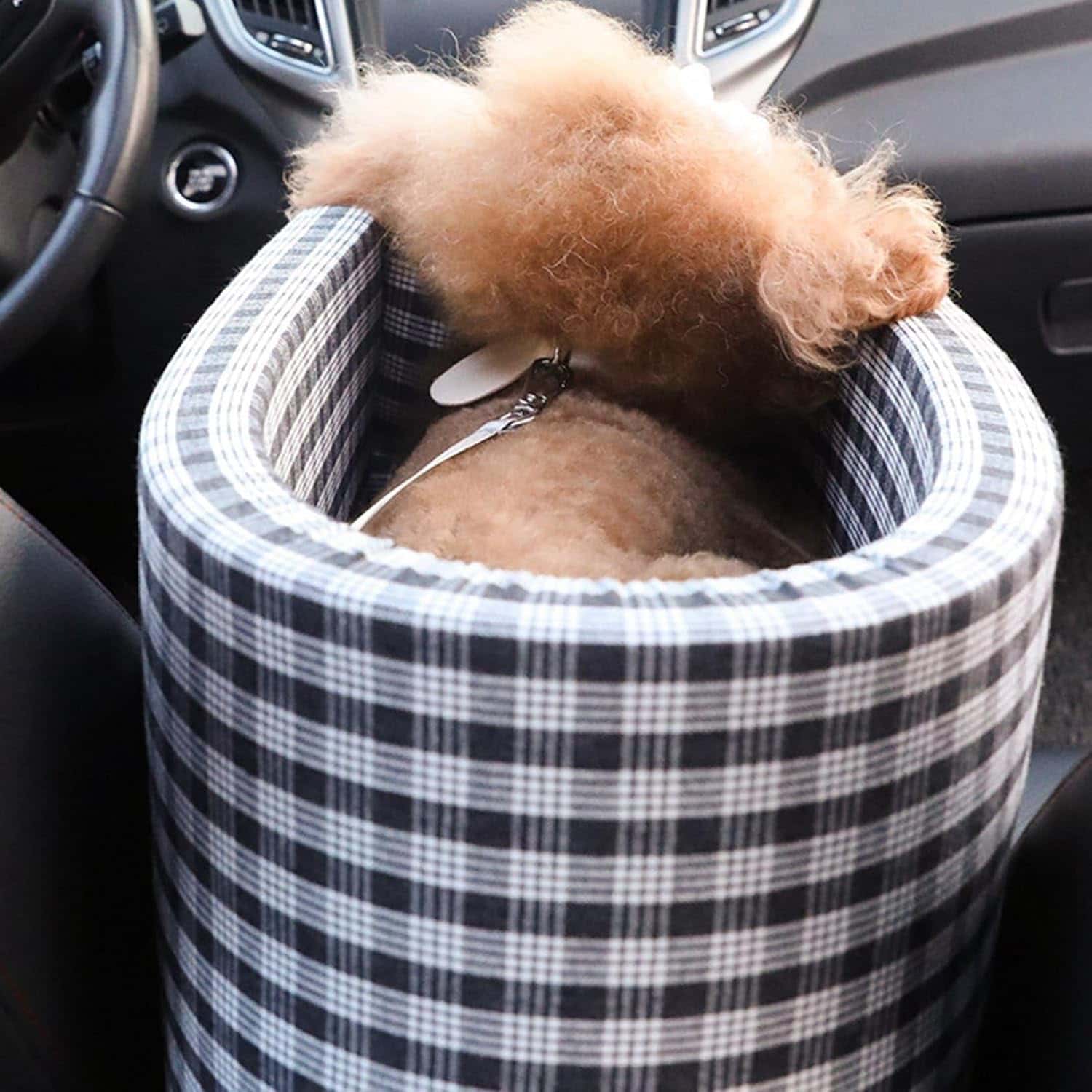 【楽天市場】車載用ペットシート ペット用ドライブボックス 助手席用 ドライブキャリー 固定シートベルト 飛び出し防止 酔い防止 お手入れ簡単 汚れ防止 小型犬用 自宅用ペットベッド 犬旅行用 ...