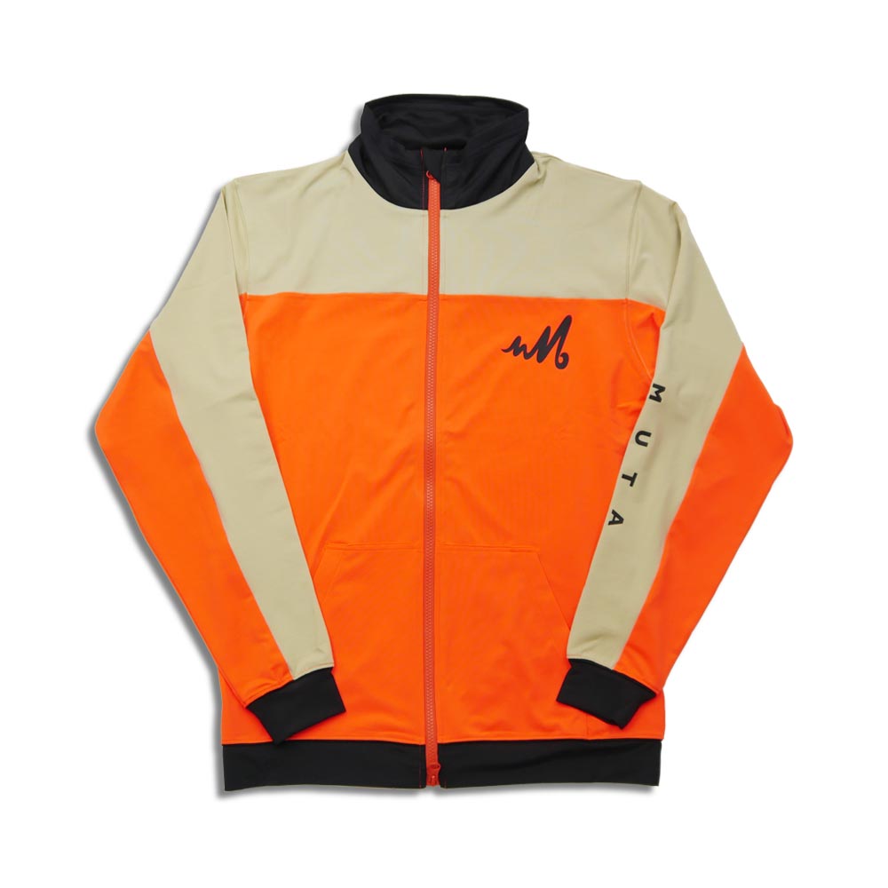 【楽天市場】muta MARINE ムータマリン MMTK-435058 スタンド ラッシュパーカー (バイカラー) ベージュオレンジ ...