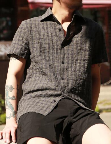 【楽天市場】【POINT2倍】 【TMTティーエムティー】 SHEARING CHECK SHORT SLEEVE SHIRTS(3色 ...