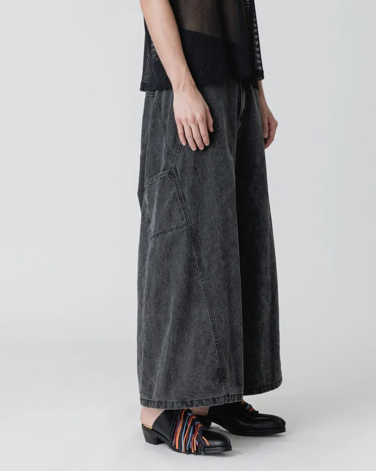【楽天市場】【POINT2倍】【Sasquatchfabrix / サスクワッチファブリックス】SUPER BAGGY PANTS（25SS-PA9-004）（2色) (ボトムス、パンツ ...