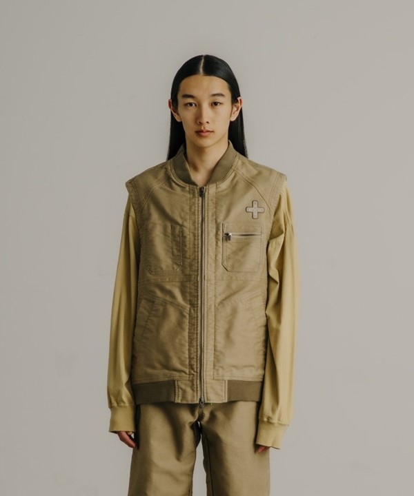 【楽天市場】【POINT2倍】【FACETASM ファセッタズム】STITCH MILITARY VEST/BEIGE/ベージュ(ジャケット ...
