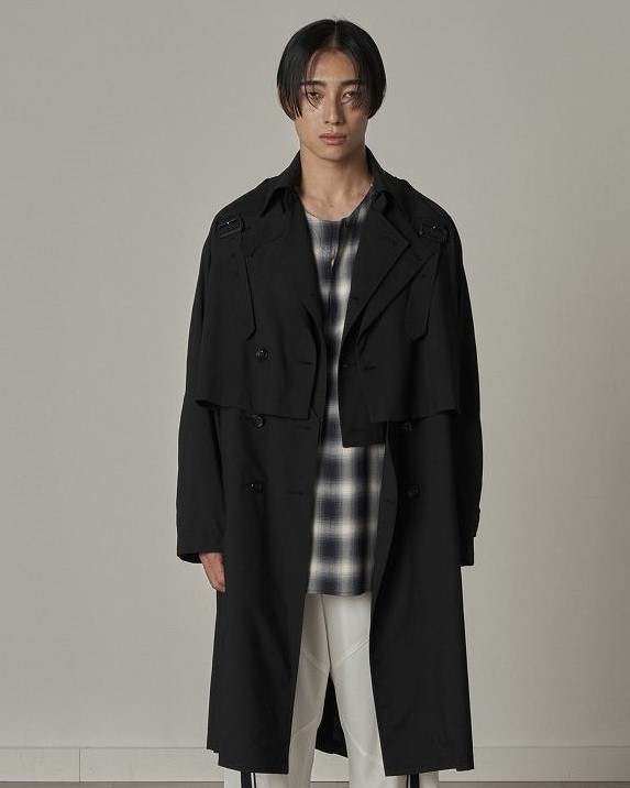 【楽天市場】【即納】【POINT2倍】【A NOVEL DAY. /ア ノーベル デイ】LAYERED TRENCH CO (775100 ...