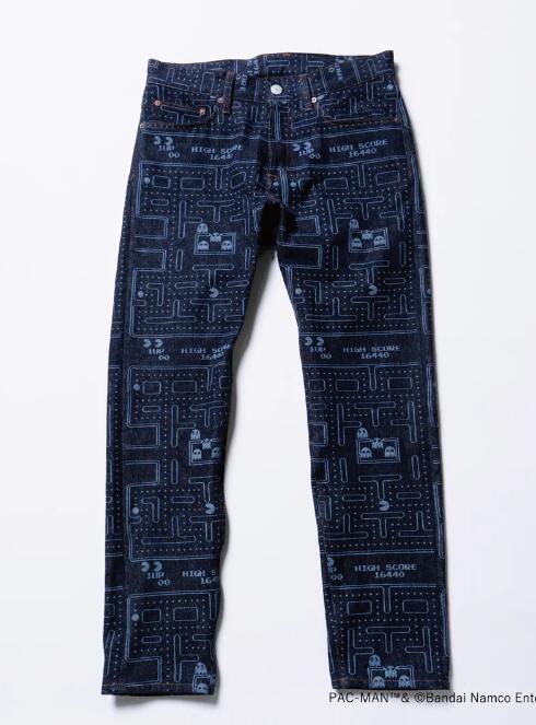 【楽天市場】【POINT2倍】【 TMT × PAC-MAN 】HQ DENIM PANTS （デニム）／INDIGO(フーディー/スウェット ...