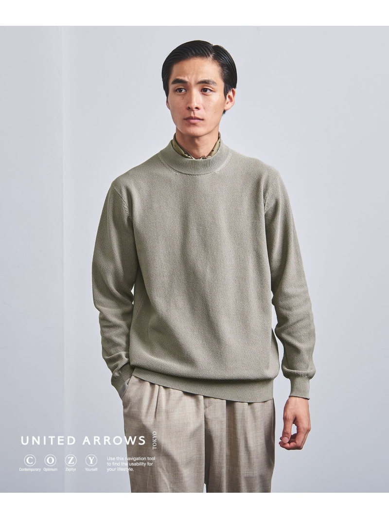 【楽天市場】【SALE／70%OFF】コットン ポリエステル カノコ モックネック ニット COZY -ウォッシャブル・抗菌防臭- UNITED ARROWS ユナイテッドアローズ ...