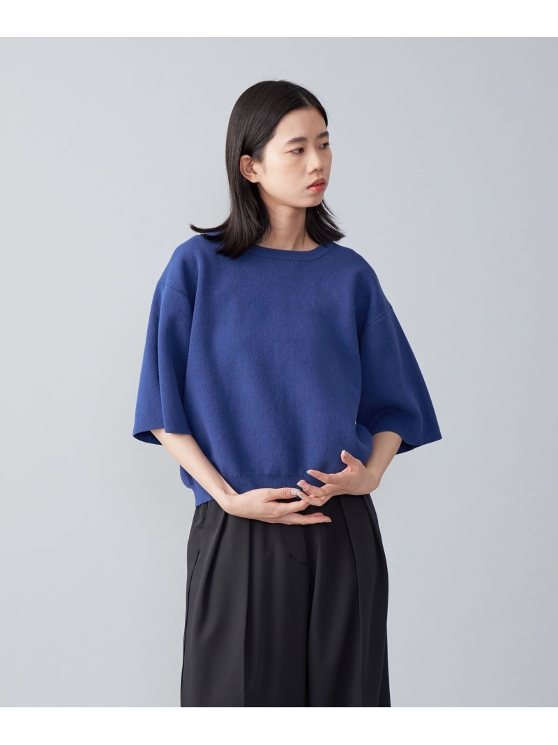 【楽天市場】【SALE／50%OFF】＜CITEN＞バックオープン ショートスリーブ ニット CITEN ユナイテッドアローズ アウトレット ...