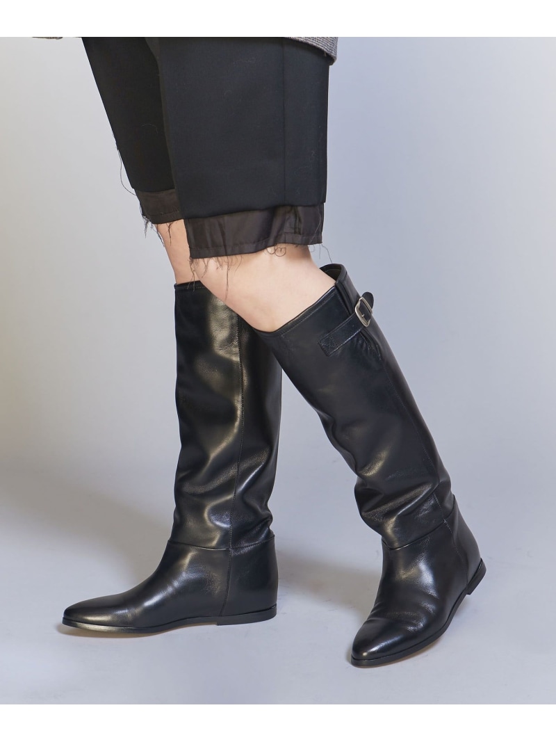 【楽天市場】【SALE／70%OFF】＜CORSO ROMA 9＞レザーベルト インヒール ロングブーツ BEAUTY&YOUTH ...