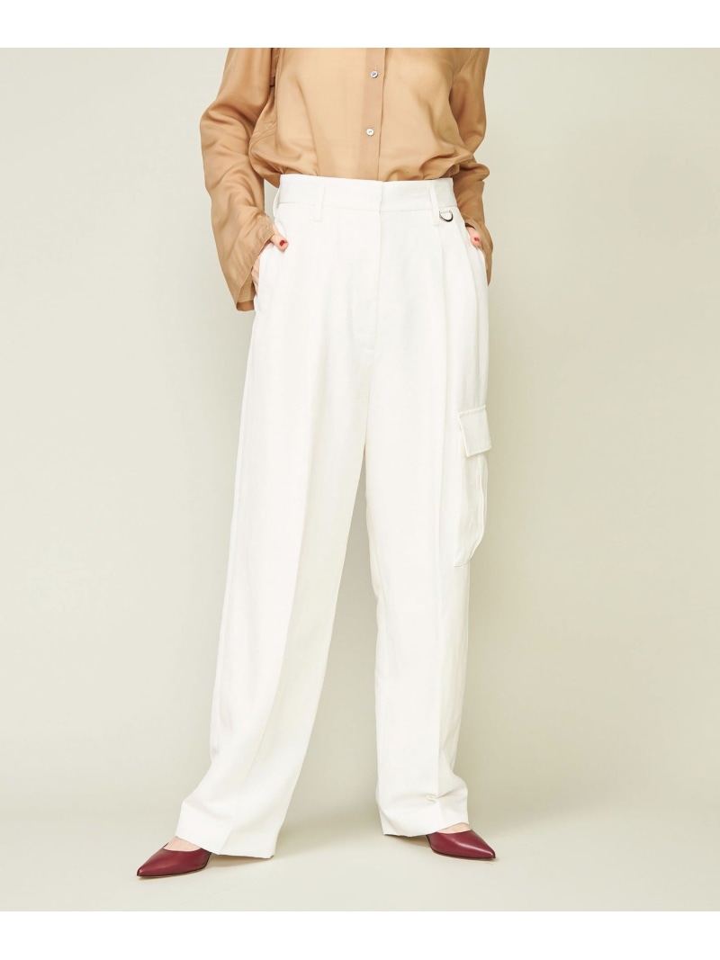 【楽天市場】【SALE／30%OFF】＜conte＞カーゴ タック ワイドパンツ WHITE conte ユナイテッドアローズ アウトレット ...