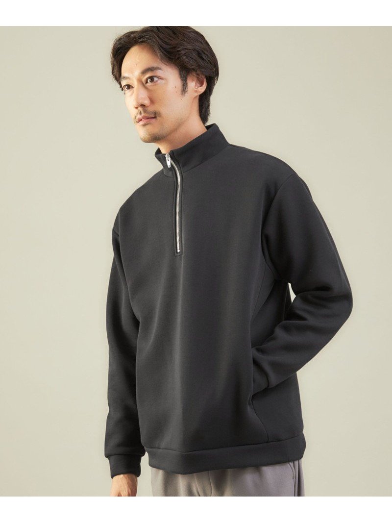 【楽天市場】【SALE／70%OFF】＜green label relaxing＞ソフト ダンボール 長袖 ジップ ハイネック プルオーバー ...