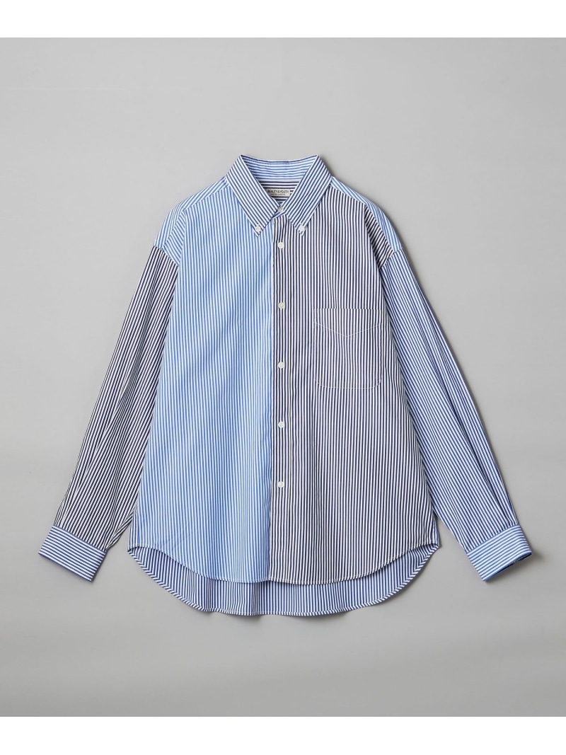 【楽天市場】【SALE／70%OFF】ブロード クレイジーストライプ ボタンダウン グランデ シャツ BEAUTY&YOUTH UNITED ...