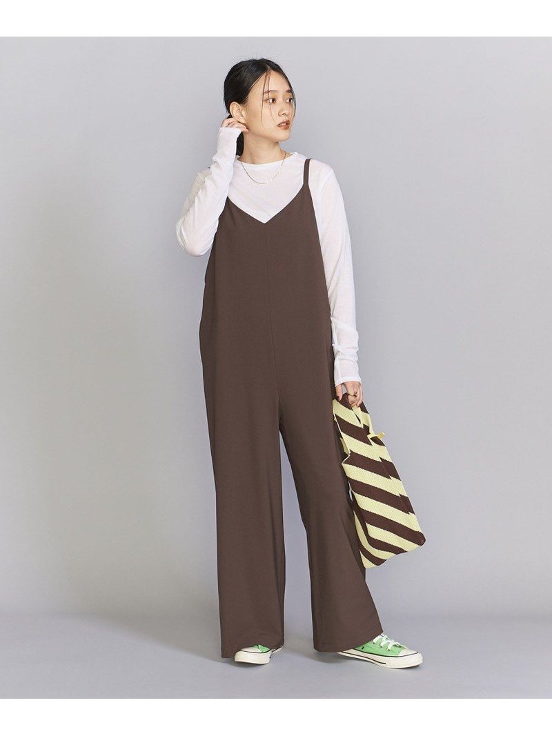 【楽天市場】【SALE／70%OFF】ポリエステルブレンド キャミソールサロペット -ウォッシャブル- BEAUTY&YOUTH UNITED ...