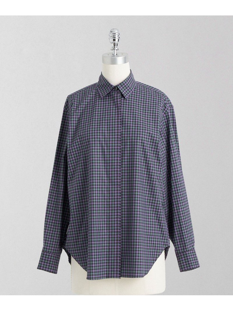 【楽天市場】【SALE／70%OFF】＜LOEFF＞コットン チェック フリンジ レギュラーカラーシャツ LOEFF ユナイテッドアローズ ...