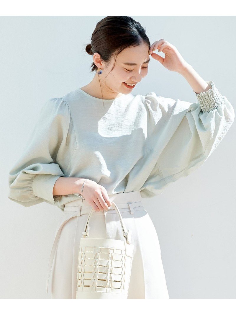 【楽天市場】【SALE／30%OFF】ウエッジ スリーブ プルオーバー ブラウス ドット UNITED ARROWS green label ...