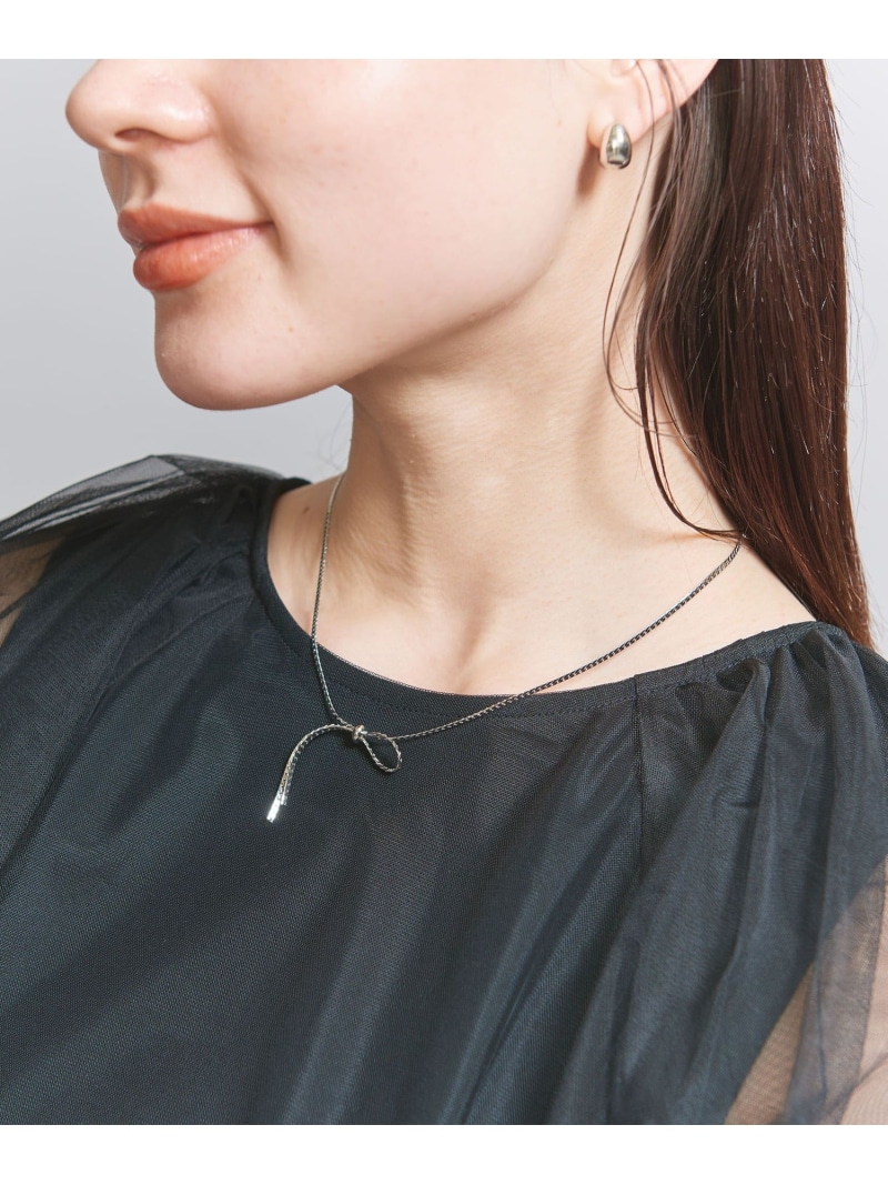 【楽天市場】【SALE／80%OFF】メタルリボン ネックレス BEAUTY&YOUTH UNITED ARROWS ユナイテッドアローズ ...