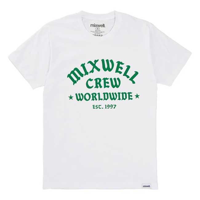 【楽天市場】【MIXWELL WORLDWIDE（ミックスウェル）】OLD E FLOCK TEEロゴT オールドイングリッシュ HIPHOP ...