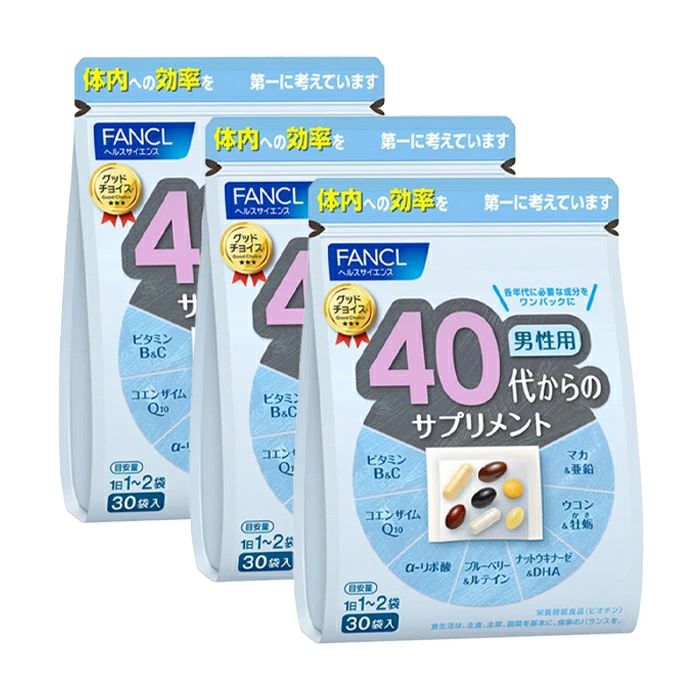 【楽天市場】【楽天スーパーSALE】【値下げしました！】【送料無料】ファンケル FANCL 40代からのサプリメント 男性用(1袋7粒入り*30：世界の宝物
