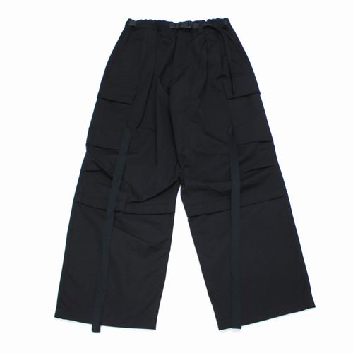 【楽天市場】ESSAY エッセイ 21AW MILITARY TECH PANTS ミリタリー テックパンツ 2 ブラック 【中古 ...
