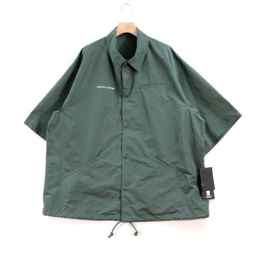 【楽天市場】UNDERCOVER アンダーカバー 22SS 半袖BIGコーチジャケット RKSN 5 グリーン 【中古】：unstitch 楽天市場店