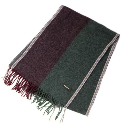 【楽天市場】COMME CA MEN コムサメン マフラー バーガンディ カーキ 【中古】：unstitch 楽天市場店