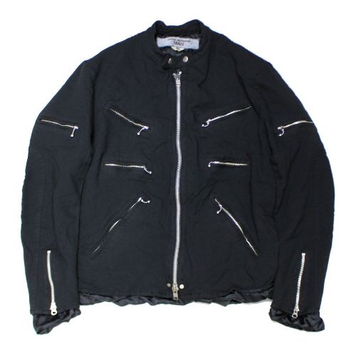 【楽天市場】JUNYA WATANABE MAN ジュンヤ ワタナベ マン 23AW エステル製品染 ライダースジャケット XL ブラック ...