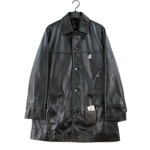 【楽天市場】the Shepherd UNDERCOVER ザ シェパード アンダーカーバー 23SS レザーコート 2 ブラック 【中古 ...