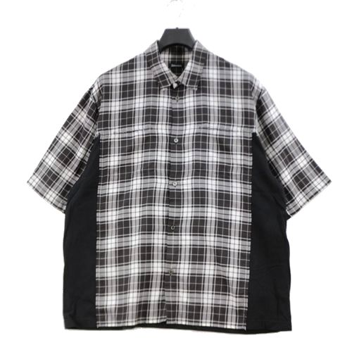 【楽天市場】【中古】 UNDERCOVERISM アンダーカバーイズム 23SS PeツイルCK/天竺切替半袖シャツ 4 ブラック ホワイト ...