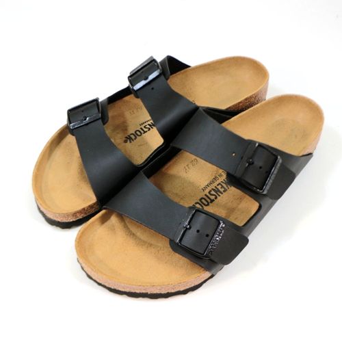 【楽天市場】【中古】 BIRKENSHTOCK ビルケンシュトック Arizona アリゾナ サンダル 0051791 42(27) ブラック ...