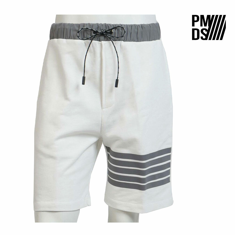 【楽天市場】【10%OFFセール】P.M.D.S ピーエムディーエス ショート パンツ ホワイト ショーツ セットアップ対応 M L XL anafi V.UNICA：un passo AVANTI