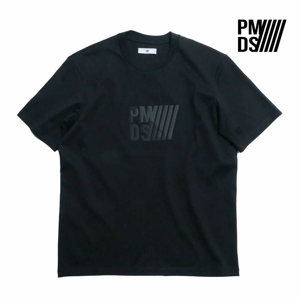 【楽天市場】【20%OFFセール】P.M.D.S. ピーエムディーエス メンズ 半袖カットソー Tシャツ ブラック furkan BLPCK CARBON 国内正規品：un passo AVANTI