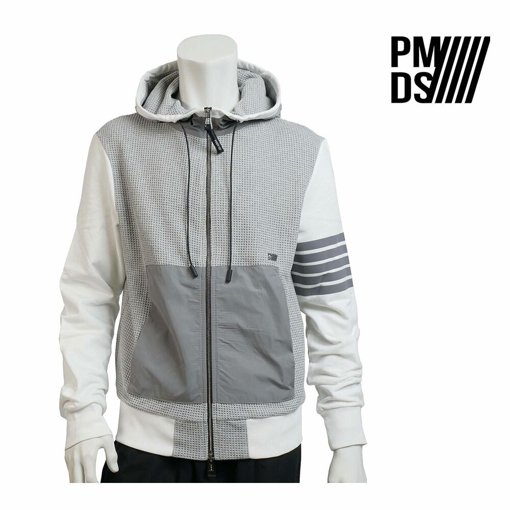 【楽天市場】【10%OFFセール】P.M.D.S ピーエムディーエス ジップアップ パーカー フーディー 長袖 ホワイト 白 セットアップ対応 M L XL kiti V.UNICA：un ...